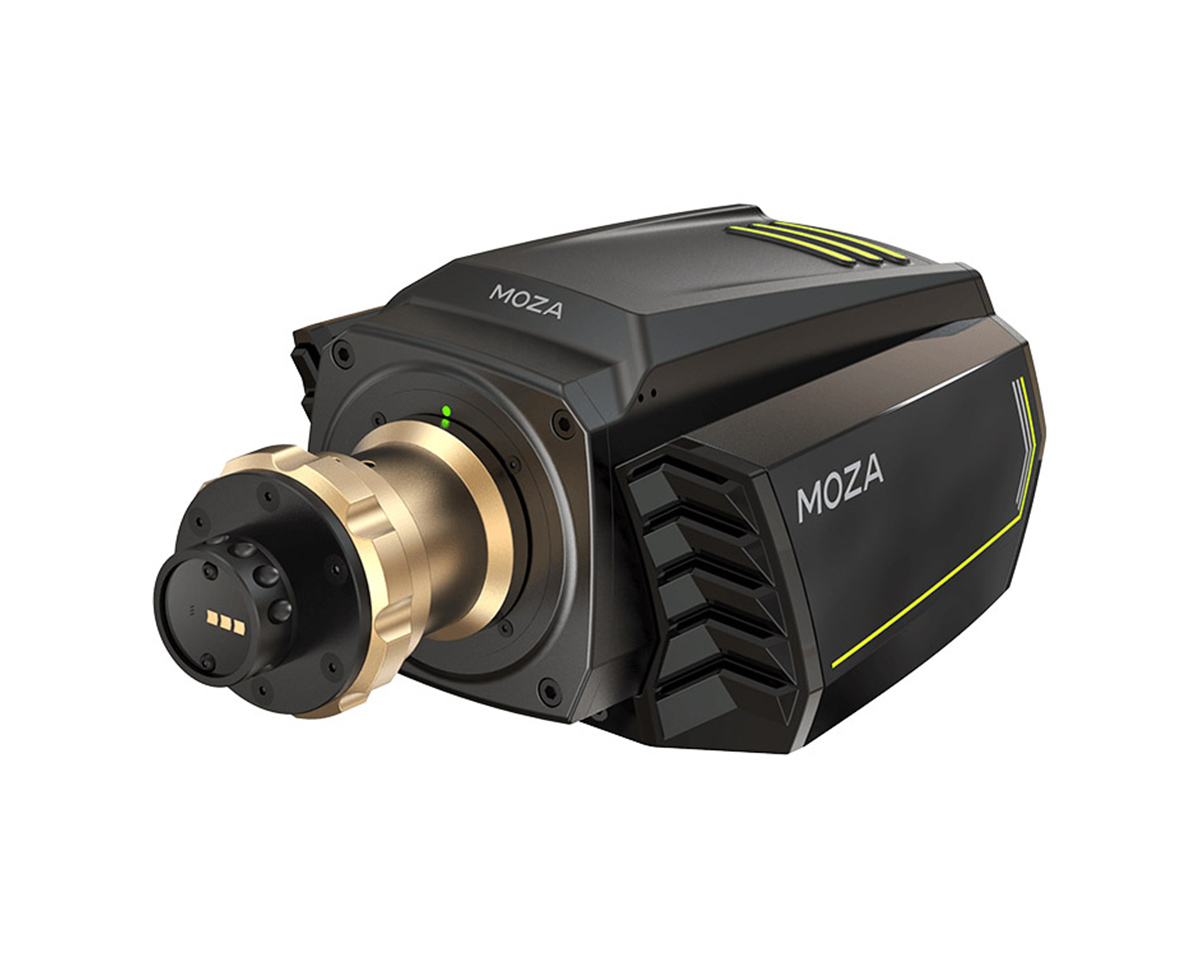 Moza Racing R21 Direct Drive Wheel Base - Sort Servobase - MaxGaming.dk