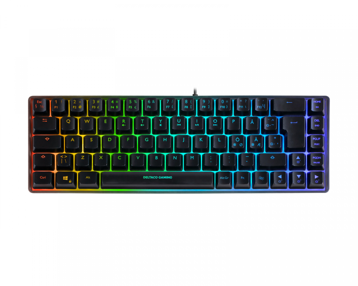 Deltaco Gaming DK240 RGB 60% Membrantastatur - MaxGaming.dk