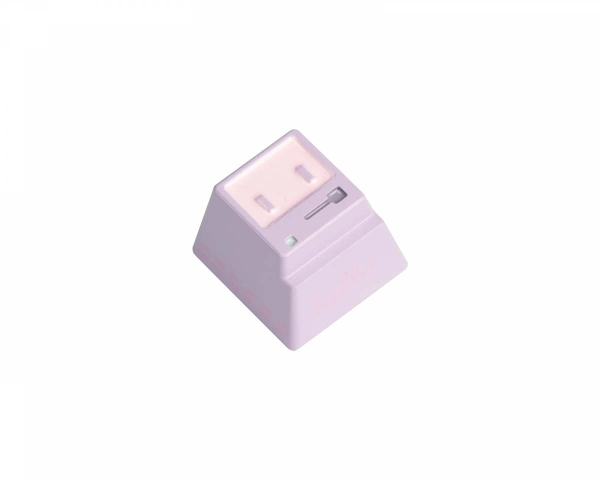 Keychron Cute Computer Aluminum Alloy Artisan Keycap - Lilla - MaxGaming.dk