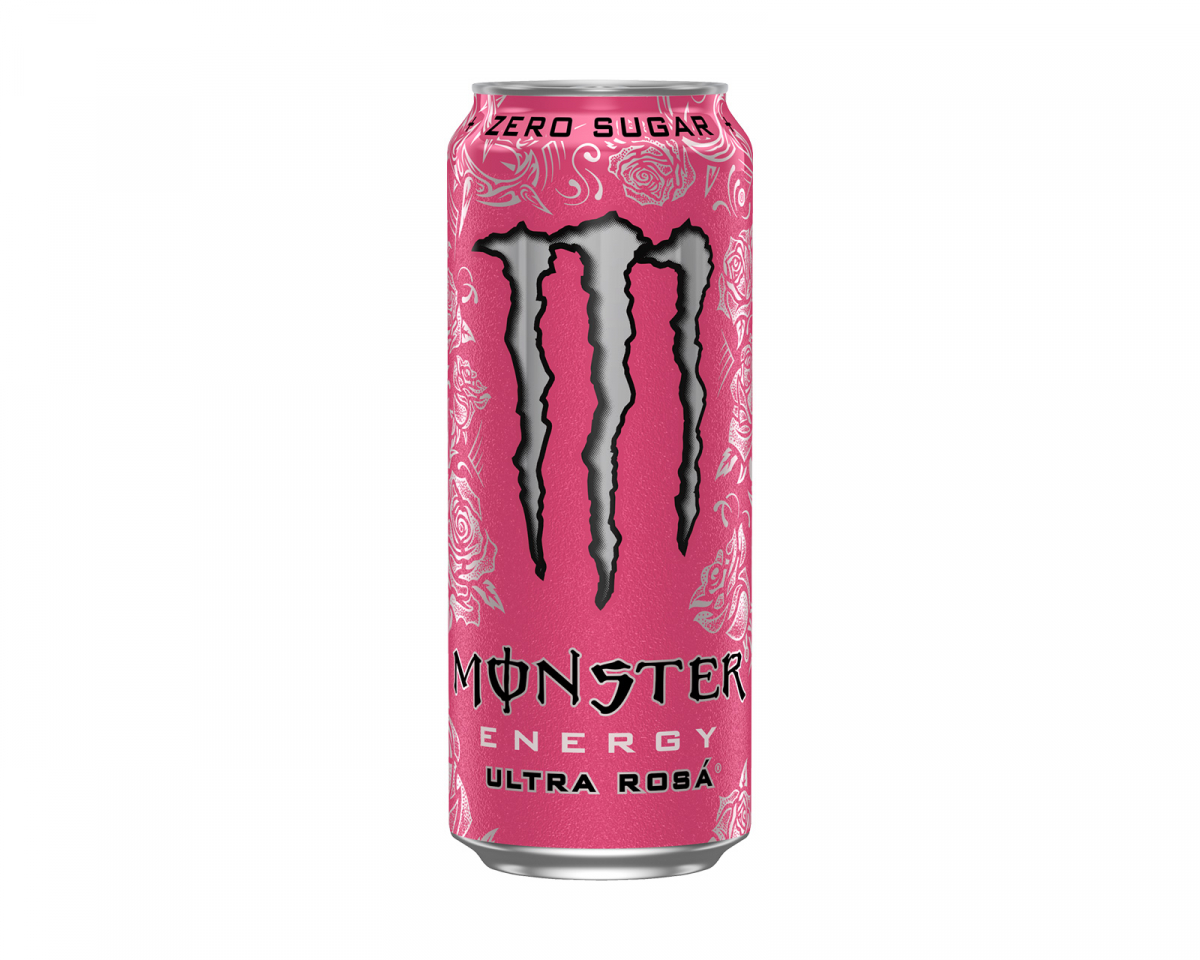 Monster Energy Ultra Rosa Zero Sugar 500ml - MaxGaming.dk