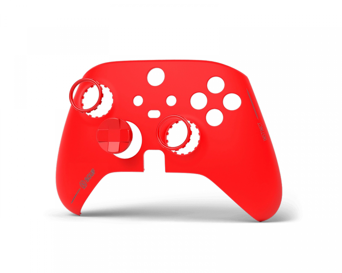 Scuf Instinct Faceplate Kit - Rød - MaxGaming.dk