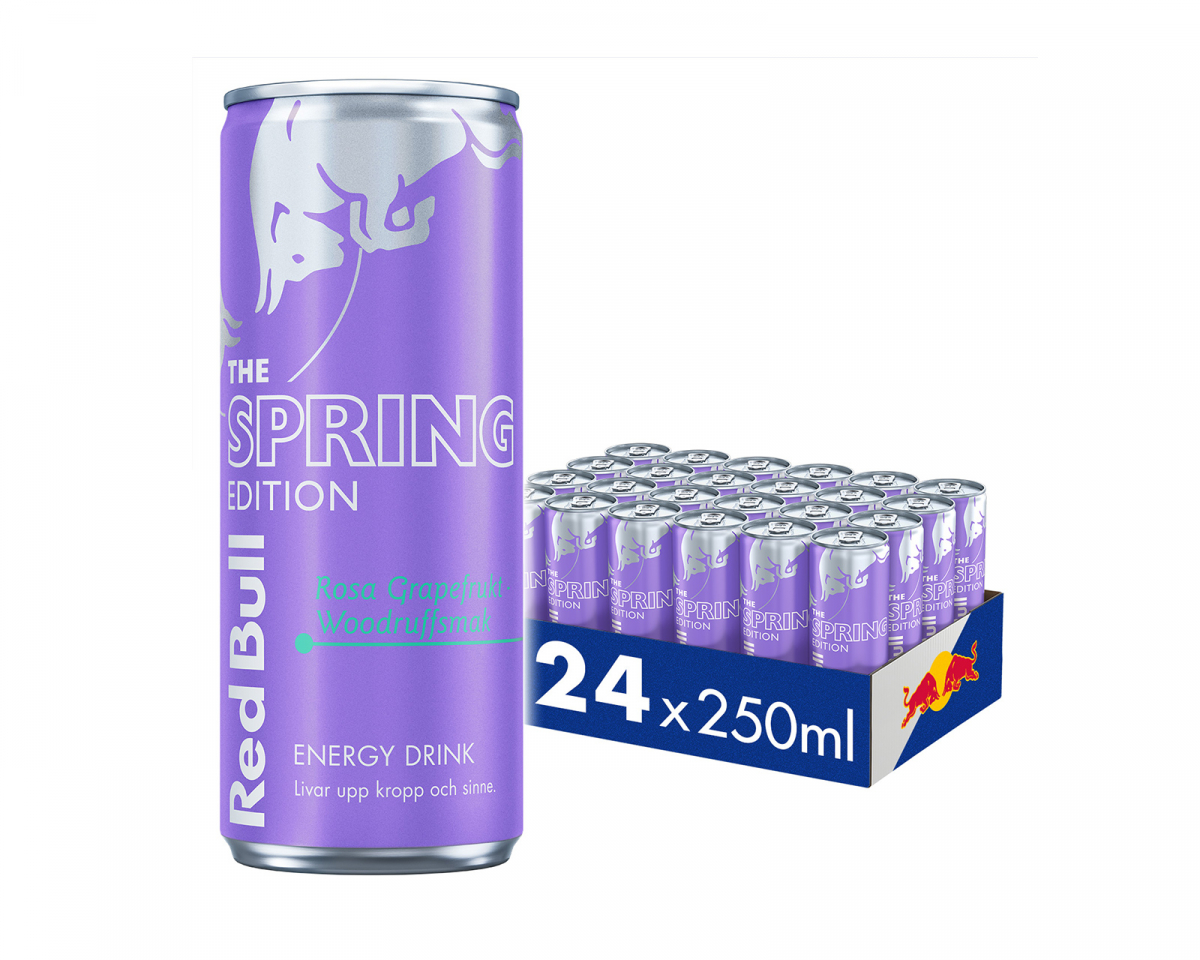 Red Bull Spring Edition 250ml - 24-Pack - MaxGaming.dk
