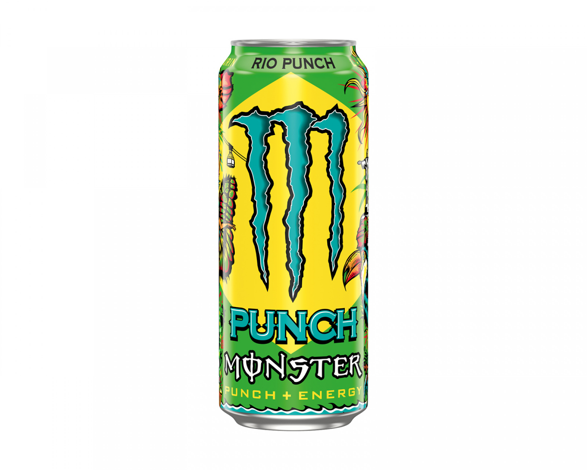 Monster Energy Rio Punch 500ml - MaxGaming.dk