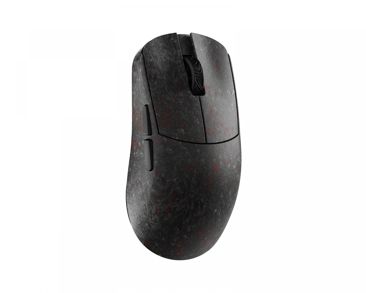 WLMouse YING Forged Carbon Fiber Trådløs Gaming Mus - Rød - MaxGaming.dk