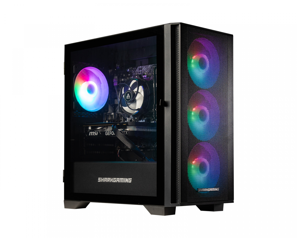 Shark Gaming Shark Maelstrom R715 Gaming PC - RX 9060 XT - Ryzen 7 ...
