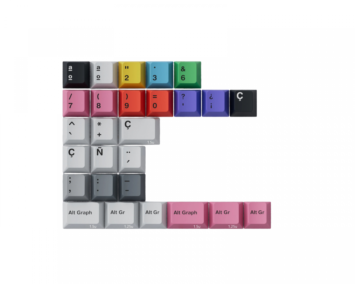 KBDfans PBTfans No Signal - Spanish kit - MaxGaming.dk