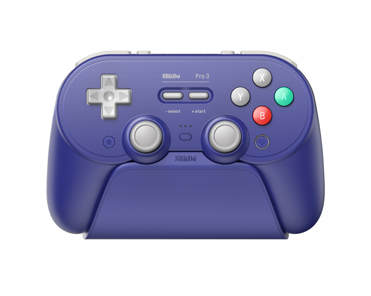 8Bitdo Pro 3 Bluetooth Spilcontroller Lilla - MaxGaming.dk