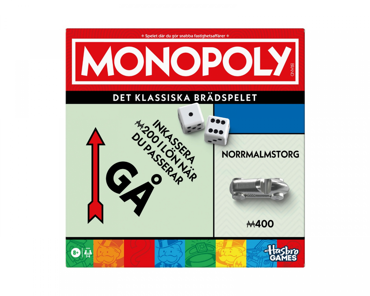 Hasbro Monopoly Classic 90-års Jubilæumsudgave - Brætspil (SE ...