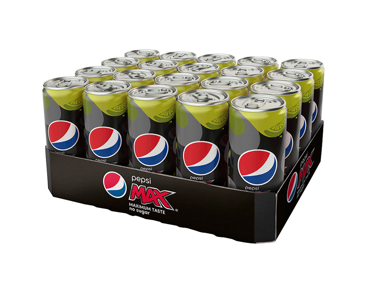 Pepsi MAX Lime 20-pack 33cl - MaxGaming.dk