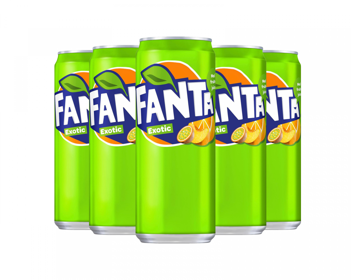 Fanta Exotic 20-pack 33cl - MaxGaming.dk