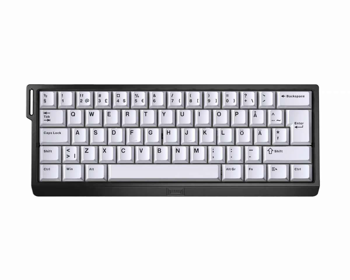 Wooting 60HE+ RGB ISO + MaxCustom Essential BoW - MaxGaming.dk