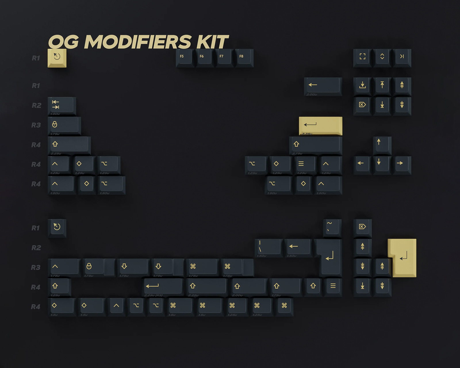 KBDfans PBTfans Umbra - OG Mod Kit - MaxGaming.dk KBDfans PBTfans Umbra - OG Mod Kit - MaxGaming.dk